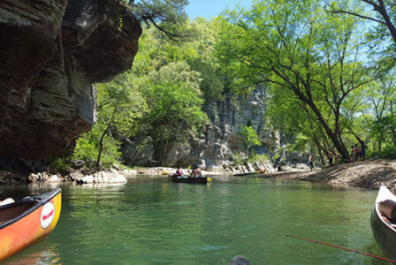 Hemmed in Hollow Falls Via the Buffalo River - AR Own Backyard