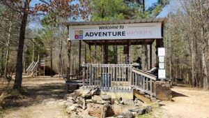 Ziplining at Adventureworks in Hot Springs - AR Own Backyard