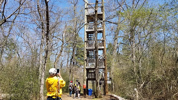 Ziplining at Adventureworks in Hot Springs - AR Own Backyard