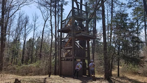 Ziplining at Adventureworks in Hot Springs - AR Own Backyard