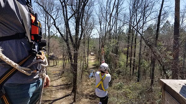 Ziplining at Adventureworks in Hot Springs - AR Own Backyard