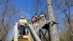 Ziplining at Adventureworks in Hot Springs - AR Own Backyard