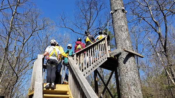 Ziplining at Adventureworks in Hot Springs - AR Own Backyard
