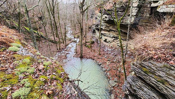 Hiking to Lizard Log Falls Near Lost Corner - AR Own Backyard