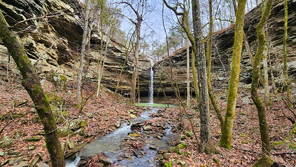 Hiking to Lizard Log Falls Near Lost Corner - AR Own Backyard