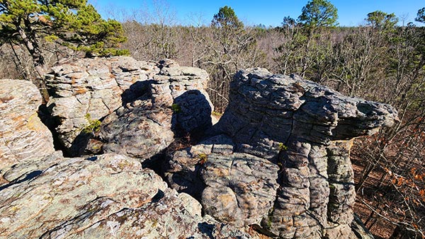 Hiking at Stem Rock Natural Area - AR Own Backyard