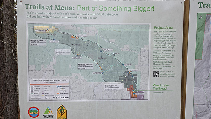 Mountain Biking at The Trails at Mena - Ward Lake Trail System - AR Own ...